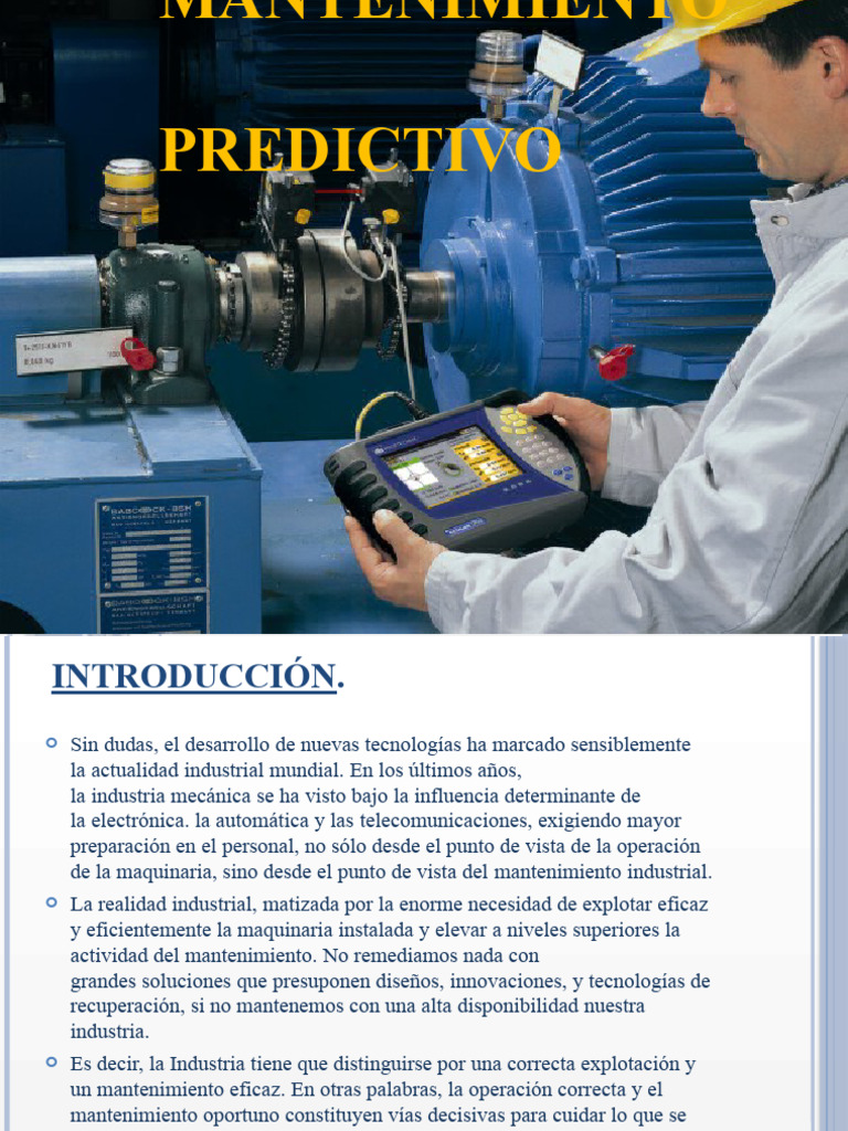 Mantenimiento Predictivo | PDF