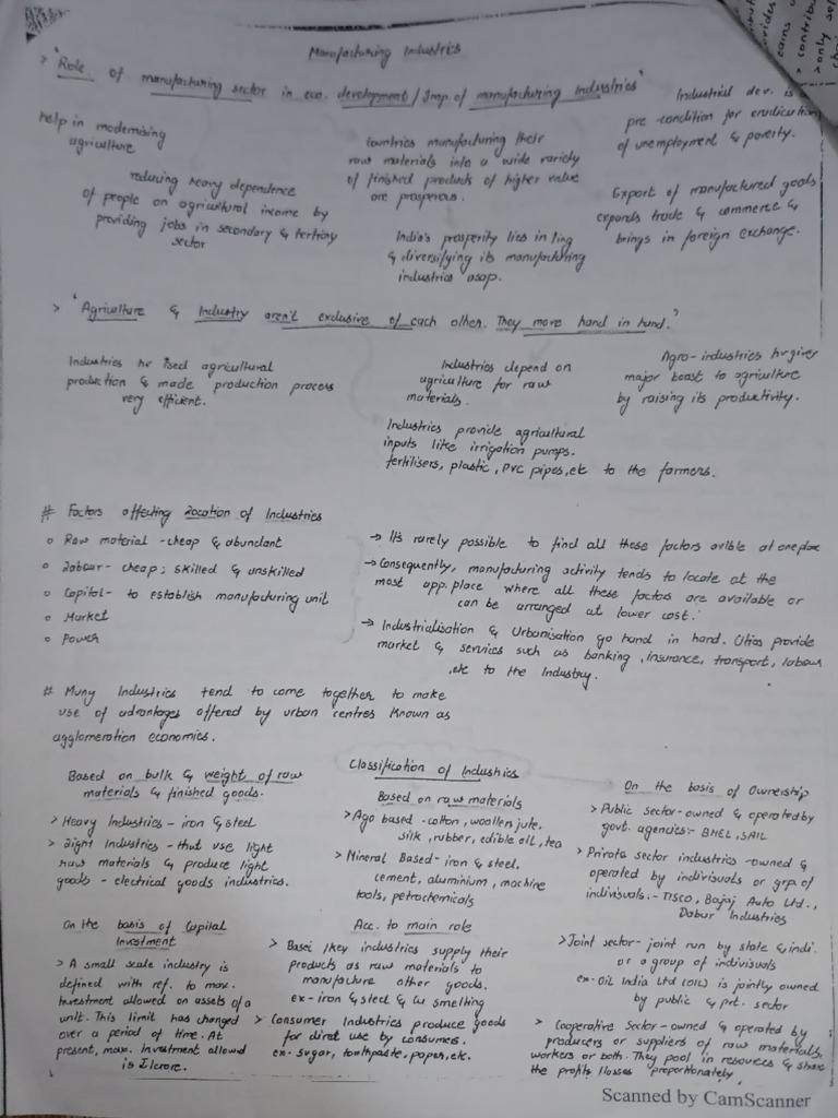 Geography Notes | PDF