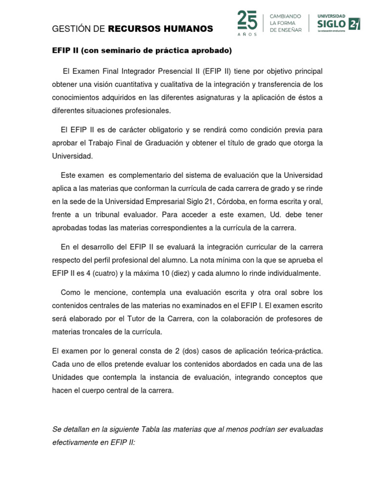 Efip 2 RRHH | PDF