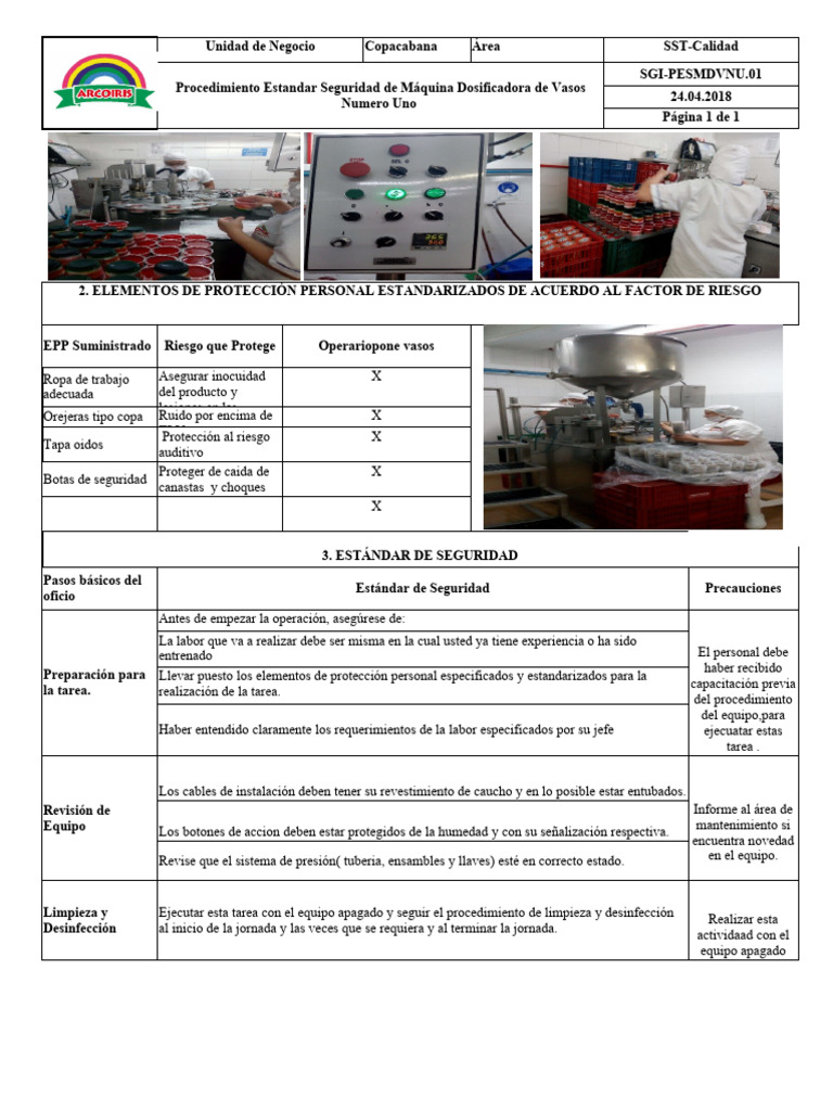 ESTANDAR DE SEGURIDAD DE LAS MAQUINAS | PDF | Agua