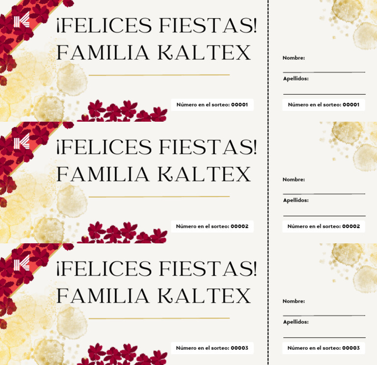 Entrada Sorteo de Navidad Fotográfico Verde y Blanco | PDF
