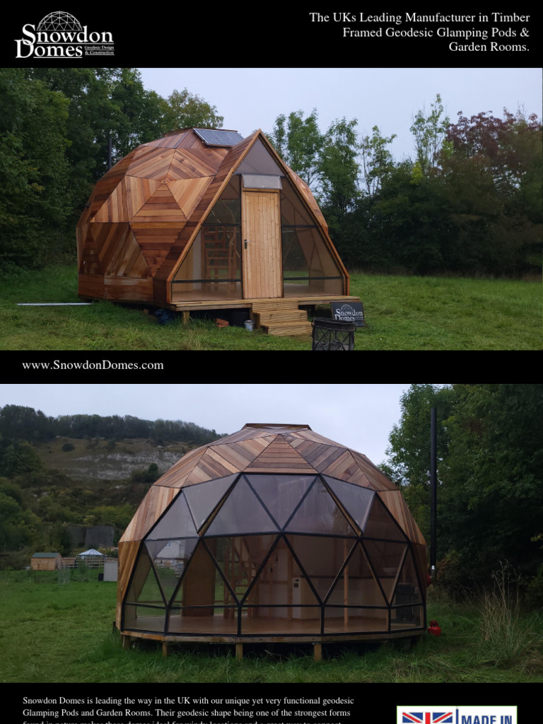Snowdon Domes Brochure 2023 | PDF | Greenhouse | Dome