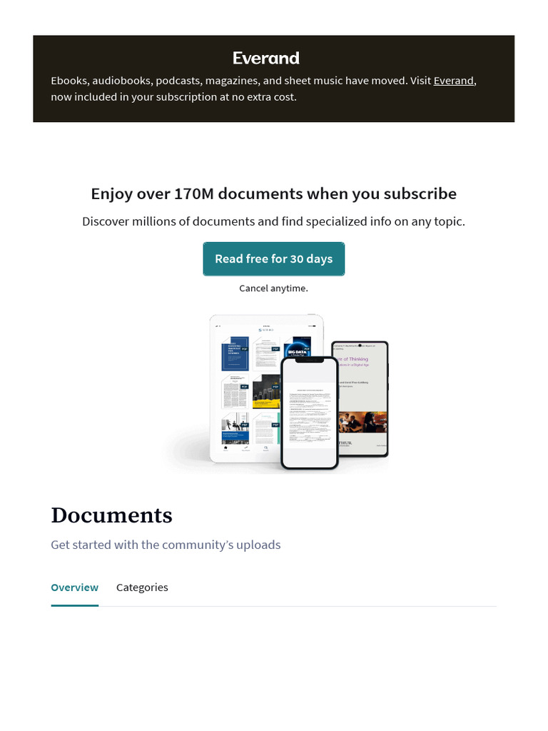 Documents Explore And Upload For Free Scribd Pdf Scribd Computing