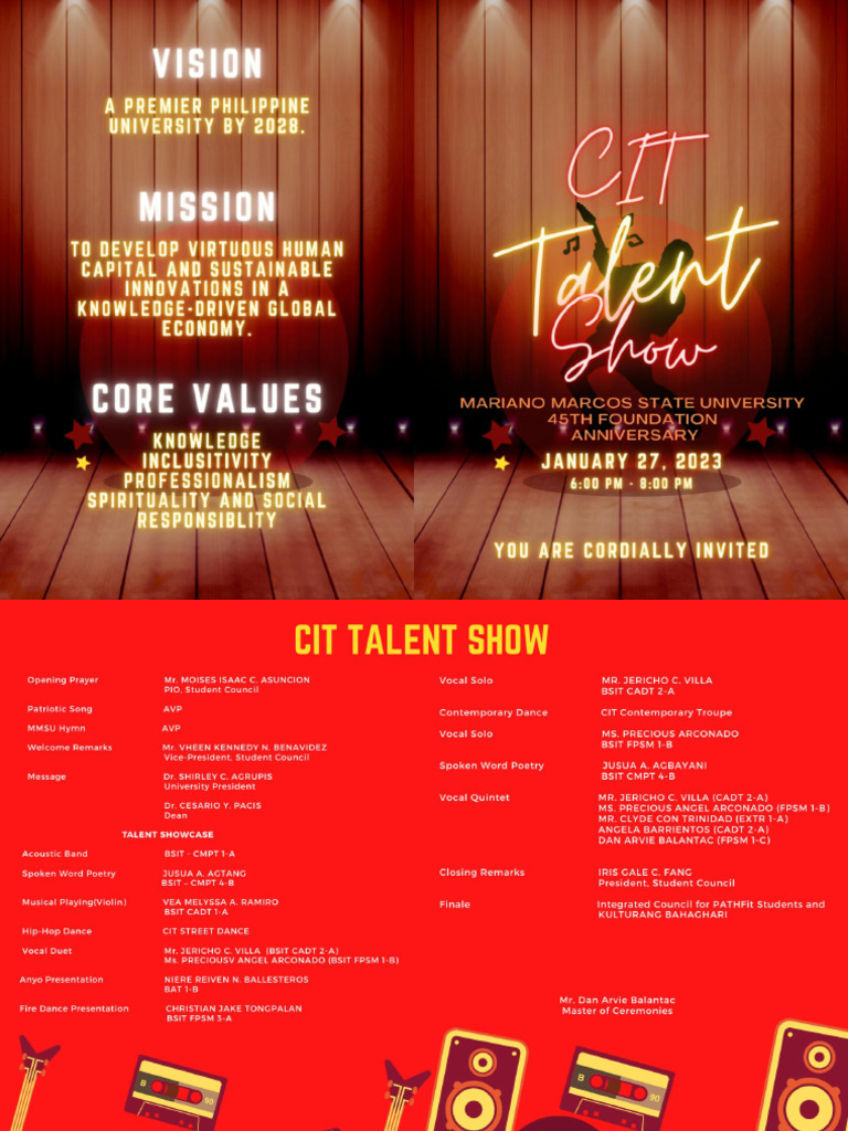 Program Talent Show | PDF