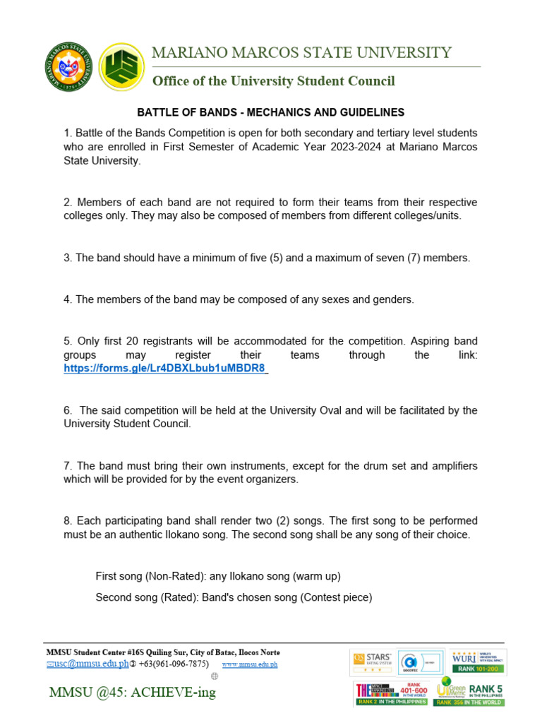 Org Day 2023 Guidelines Criteria Vicinity Map | PDF | Sports ...