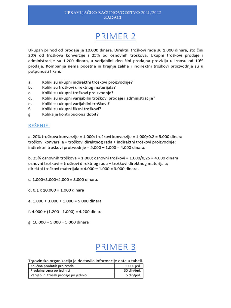 PRIMERI 2, 3, 4 I 5 Sa Resenjem-Merged | PDF