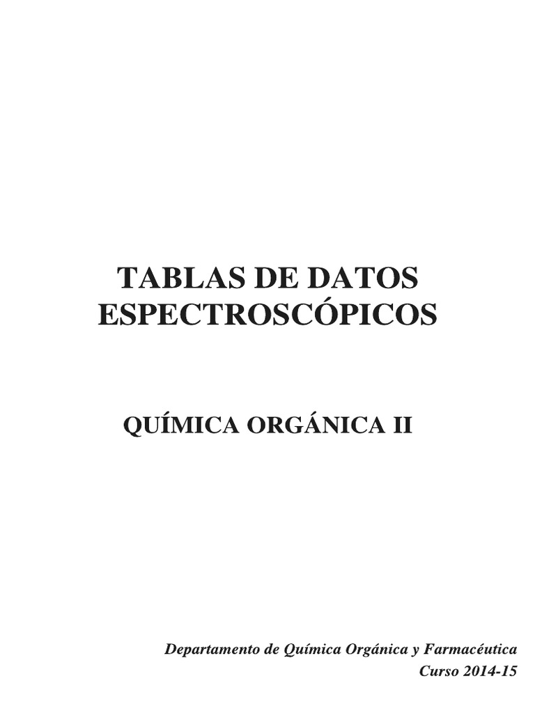 Tabla RMN | PDF