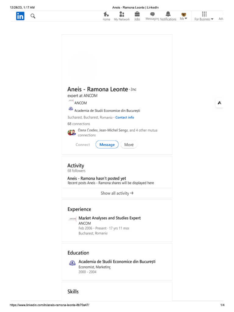 Leonte Ramona Aneis - Un Expert Care Nu A Dat Examen | PDF