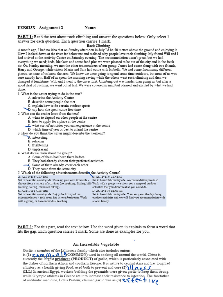 Assignments Reading22222 | PDF | Common Cold