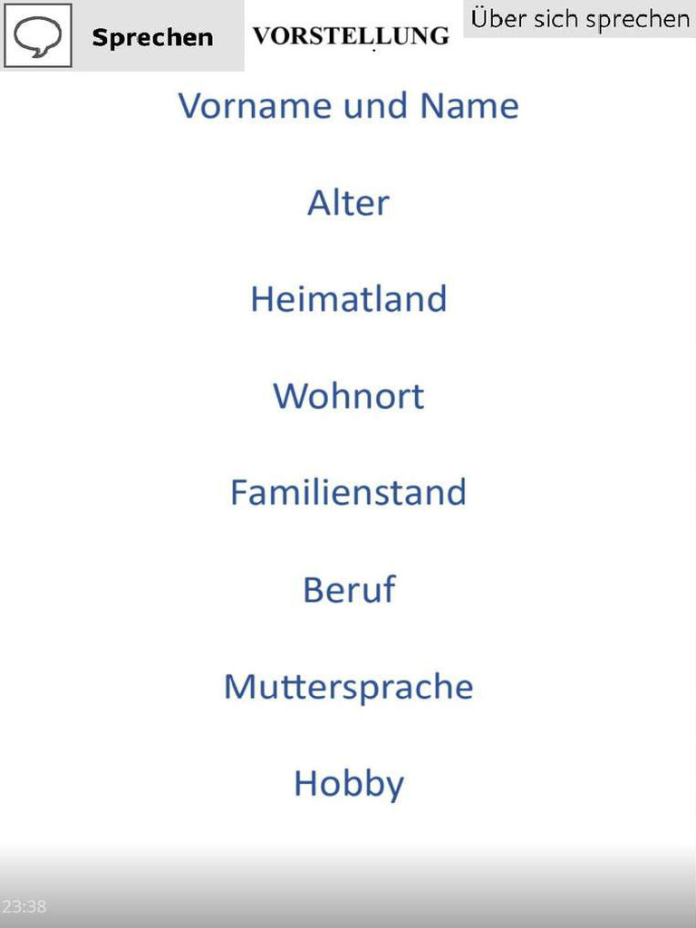 B1 Sprechen Vorstellung | PDF