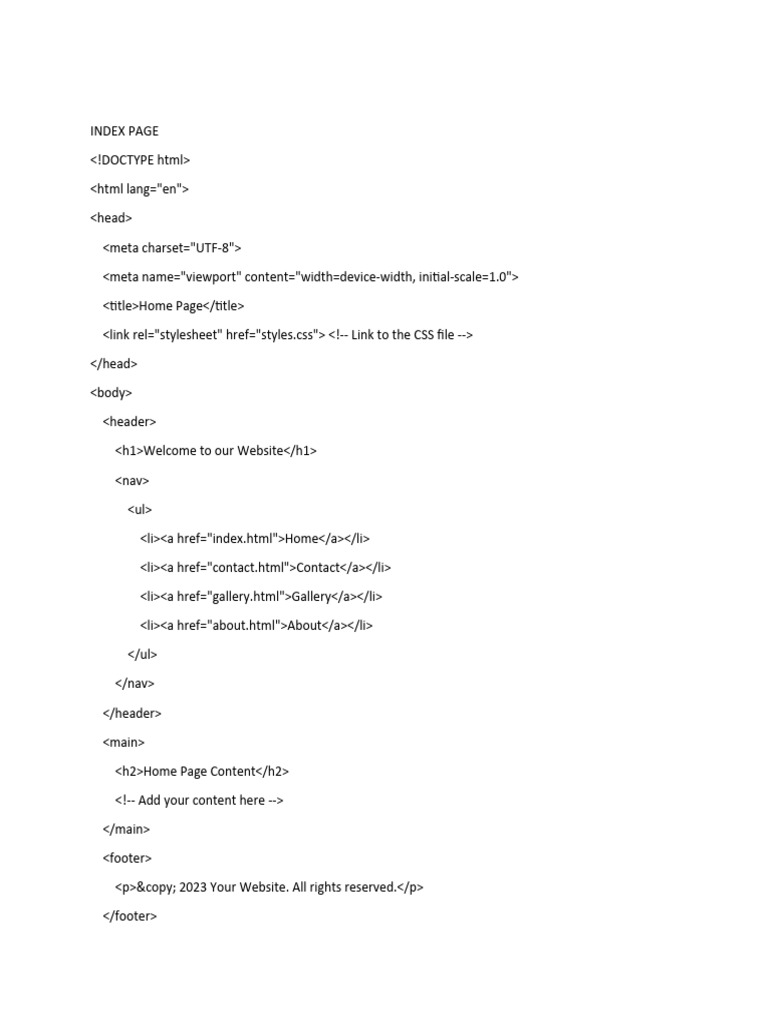 Website Templates Examples | PDF