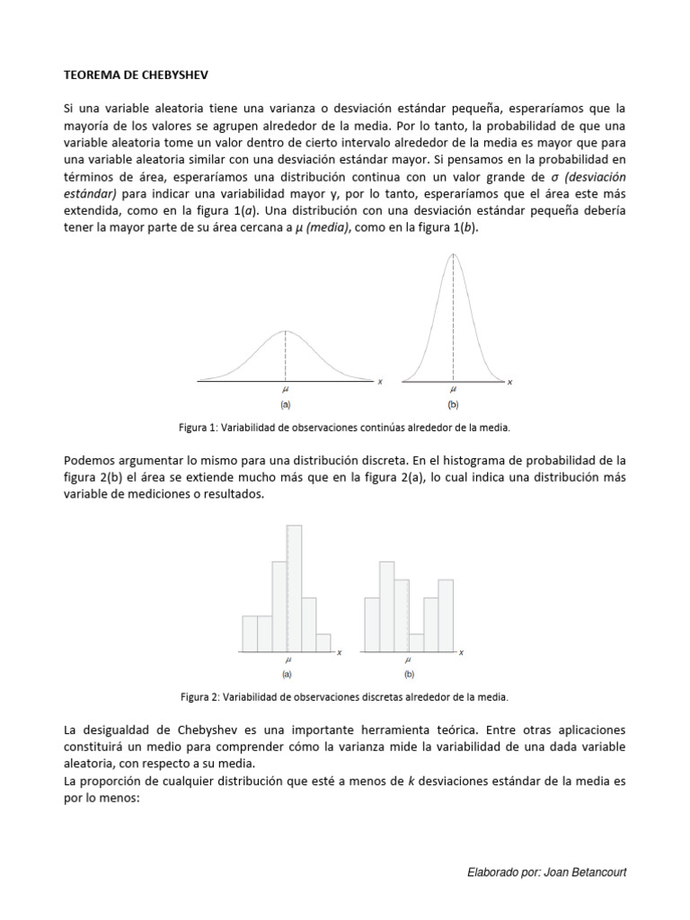 Guia de Regla Practica Chevysshe y Tab de Conting | PDF | Desviación ...