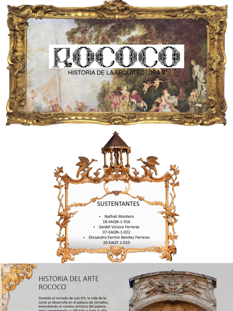 Características del Estilo Rococó | PDF | Viajes y turismo | Arte