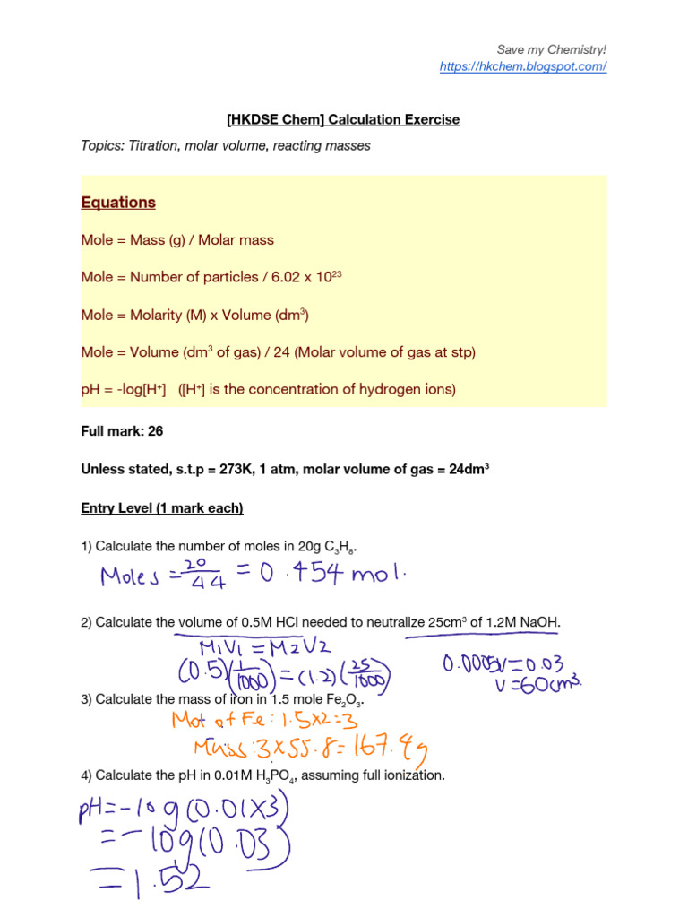 Calculation | PDF