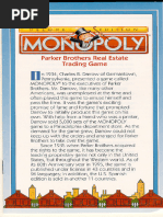 Rules of The Game - Monopoly | PDF