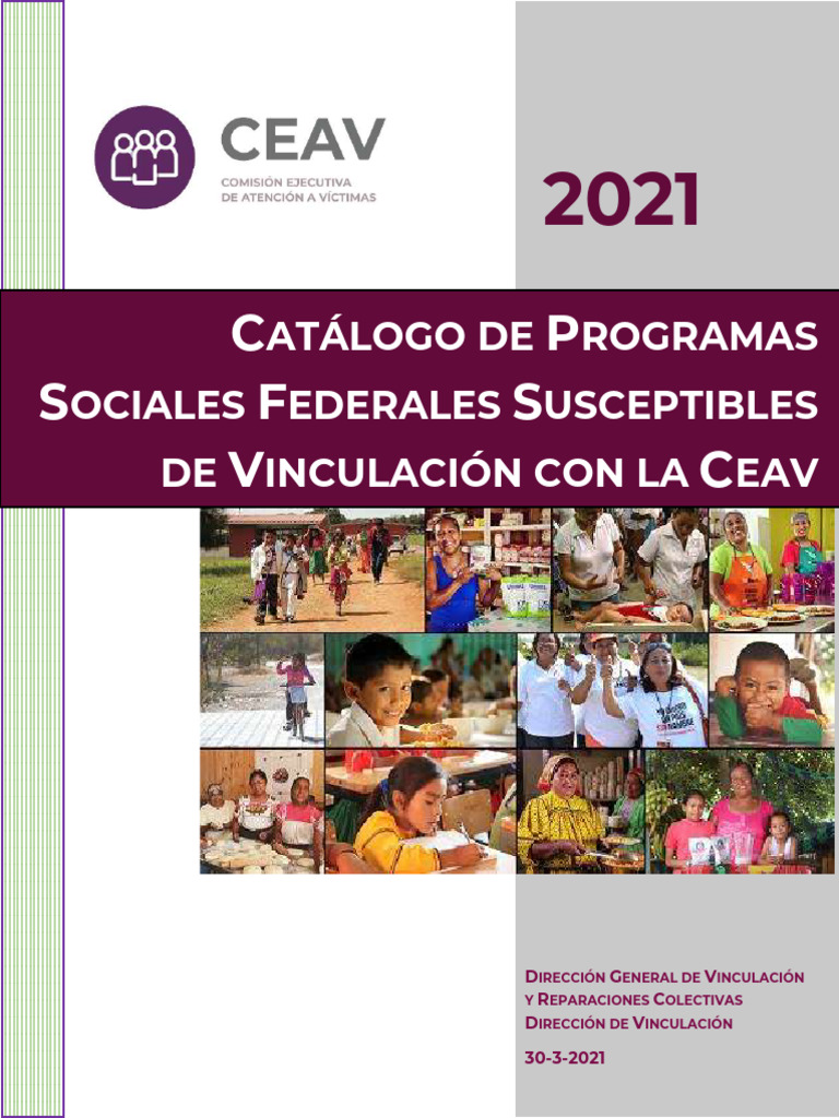 Cat Logo Programas Sociales 2021 | PDF