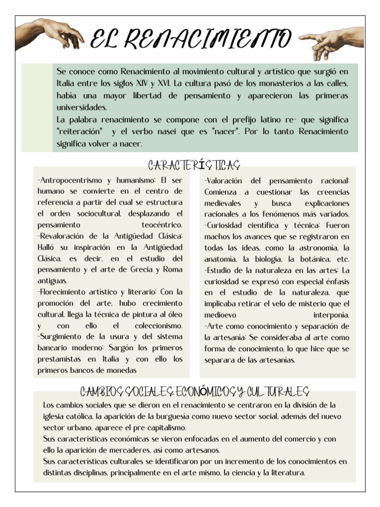 el renacimiento | PDF | Renacimiento