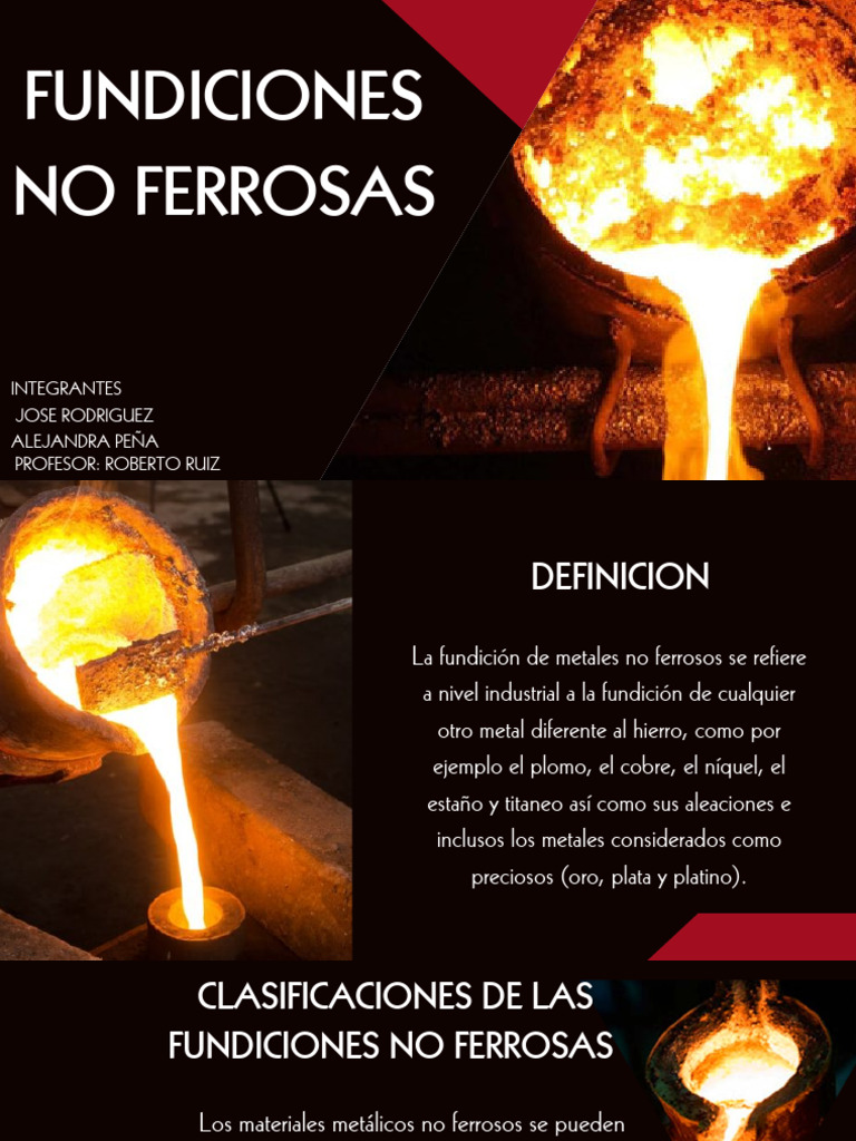Fundiciones de Metales No Ferrosos | PDF | Aleación | Cobre