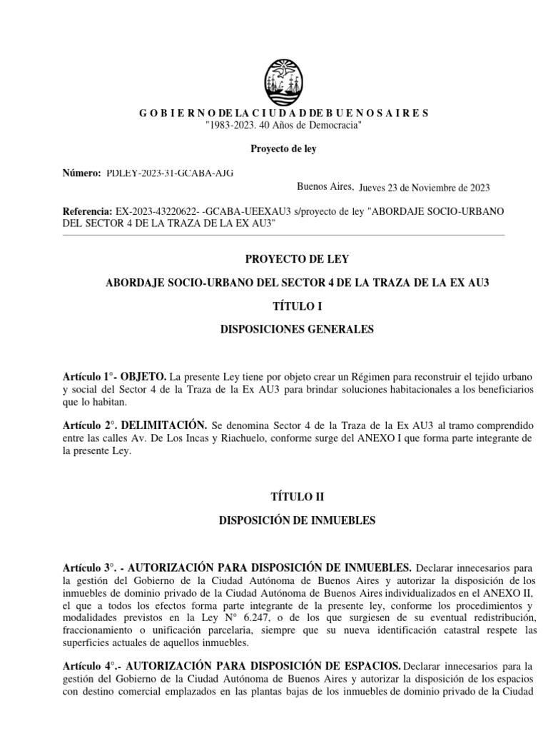 ProyectodeNorma Expediente 2654 2023. | PDF