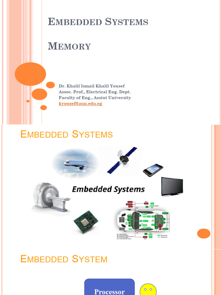 Memory Types in Embedded Systems | PDF