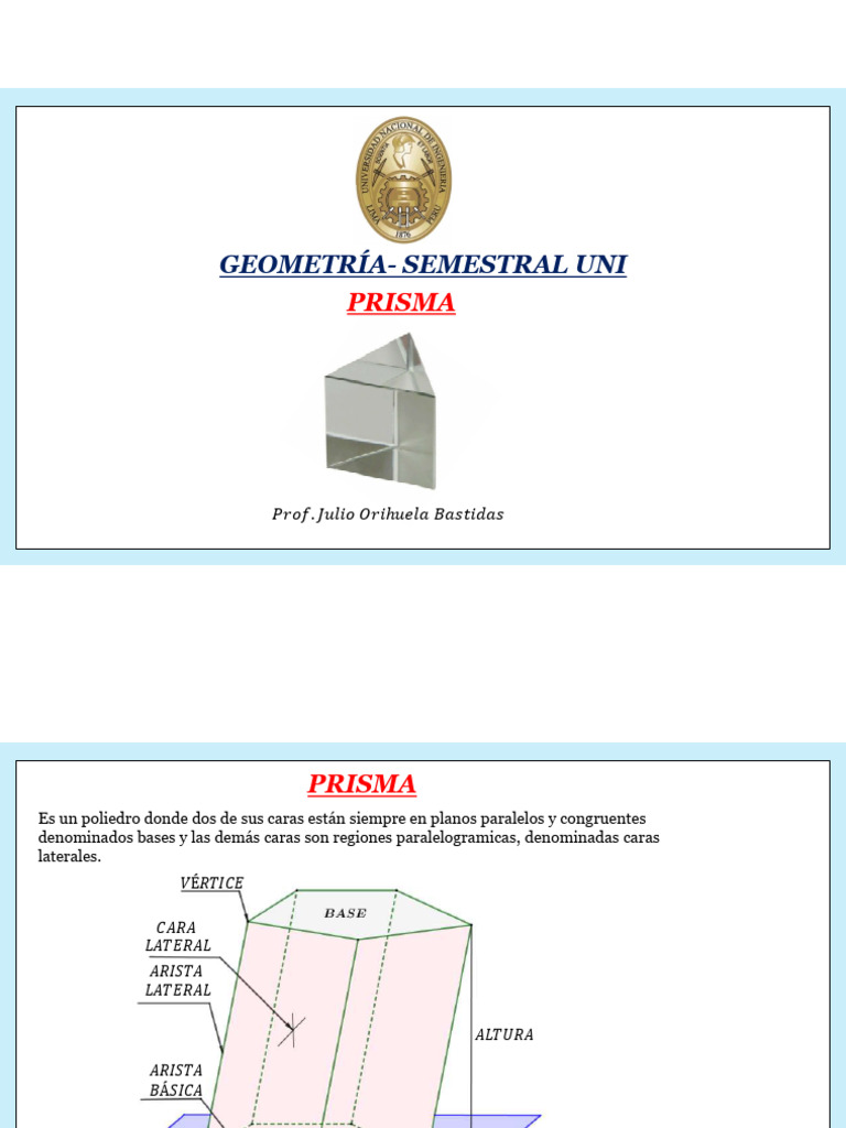 Prisma Cilindro | PDF | Métodos y materiales de enseñanza