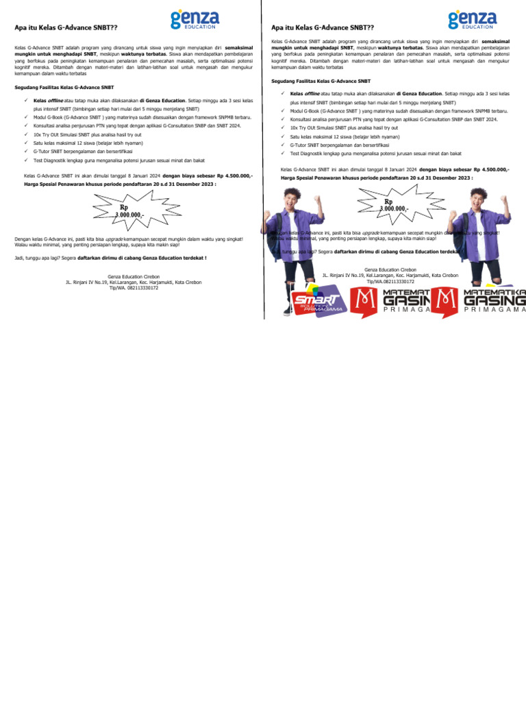 Brosur Pendamping | PDF