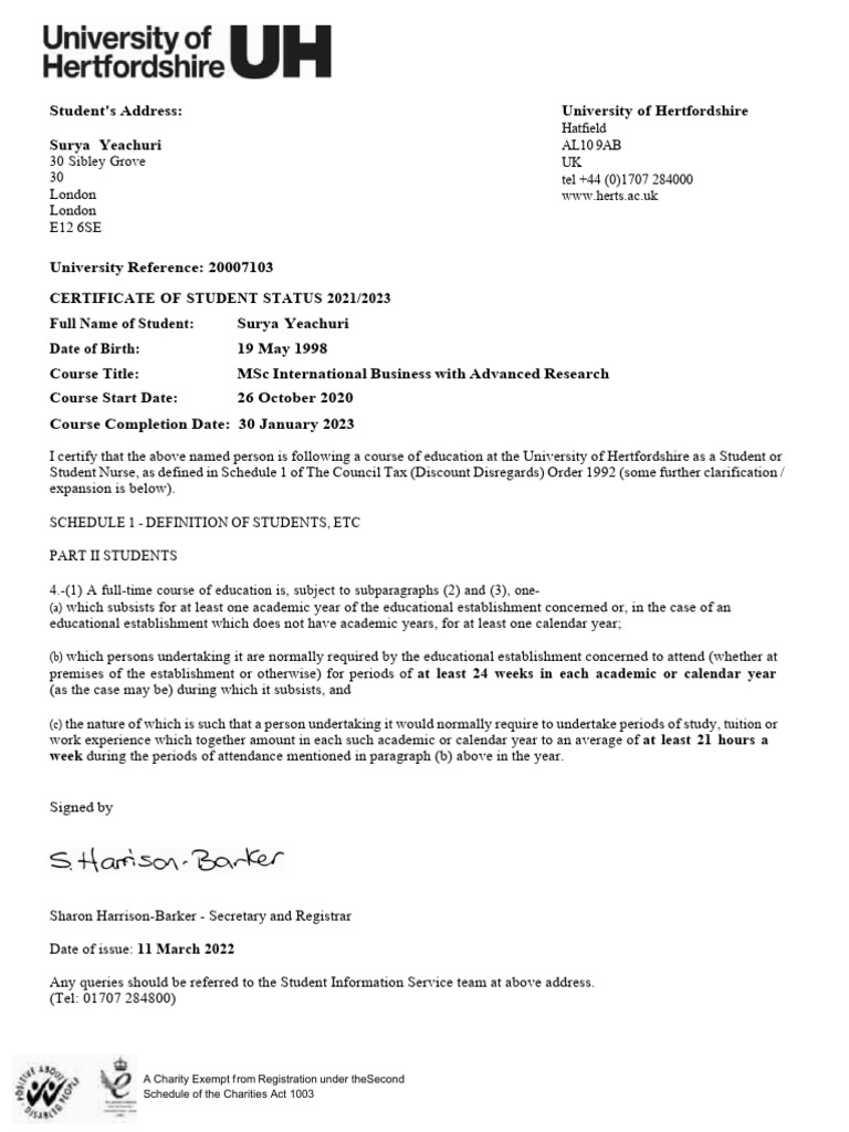 Term Council Tax Letter | PDF | Government Finances | Government