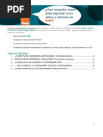 Guía de Acceso A LMS Desde Celular Laptop Personal y Ipad | PDF