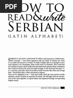 Serbian Alphabet Guide: Cyrillic & Latin | PDF | Collation | Character ...
