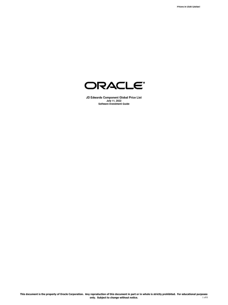 July 2022 - Component | PDF | Oracle Corporation | Databases