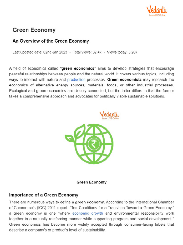 Green Economy | PDF