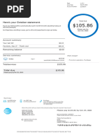 AT&T Bill Summary for Jeanetta | PDF