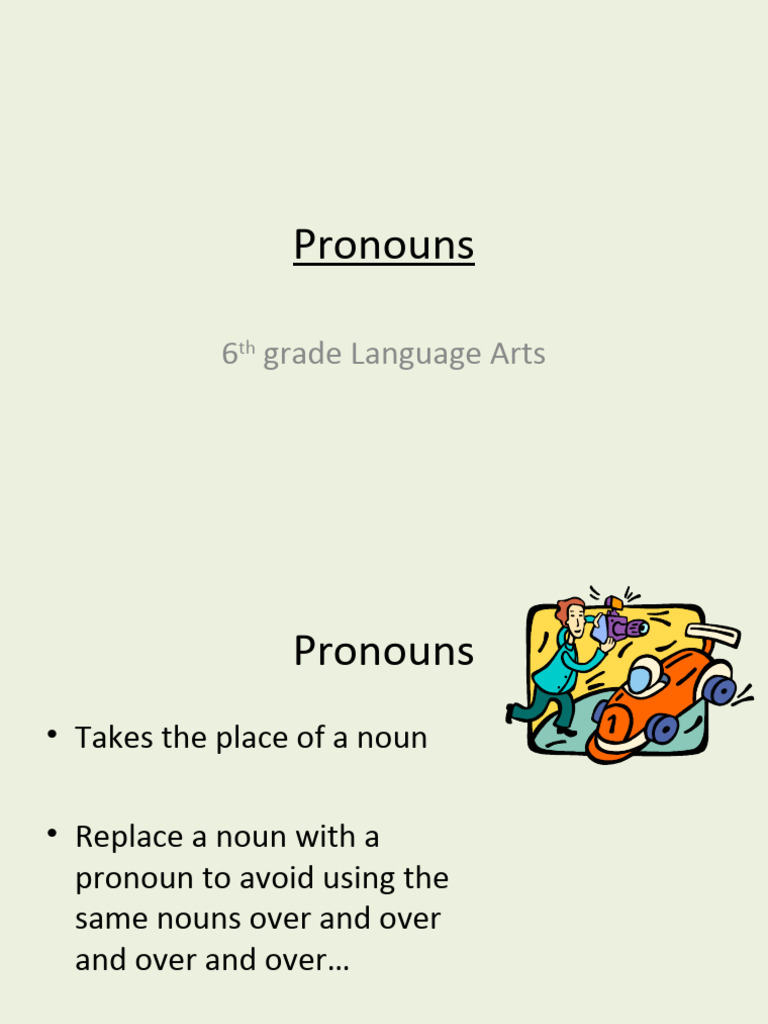 Nouns - Pronoun Notes | PDF