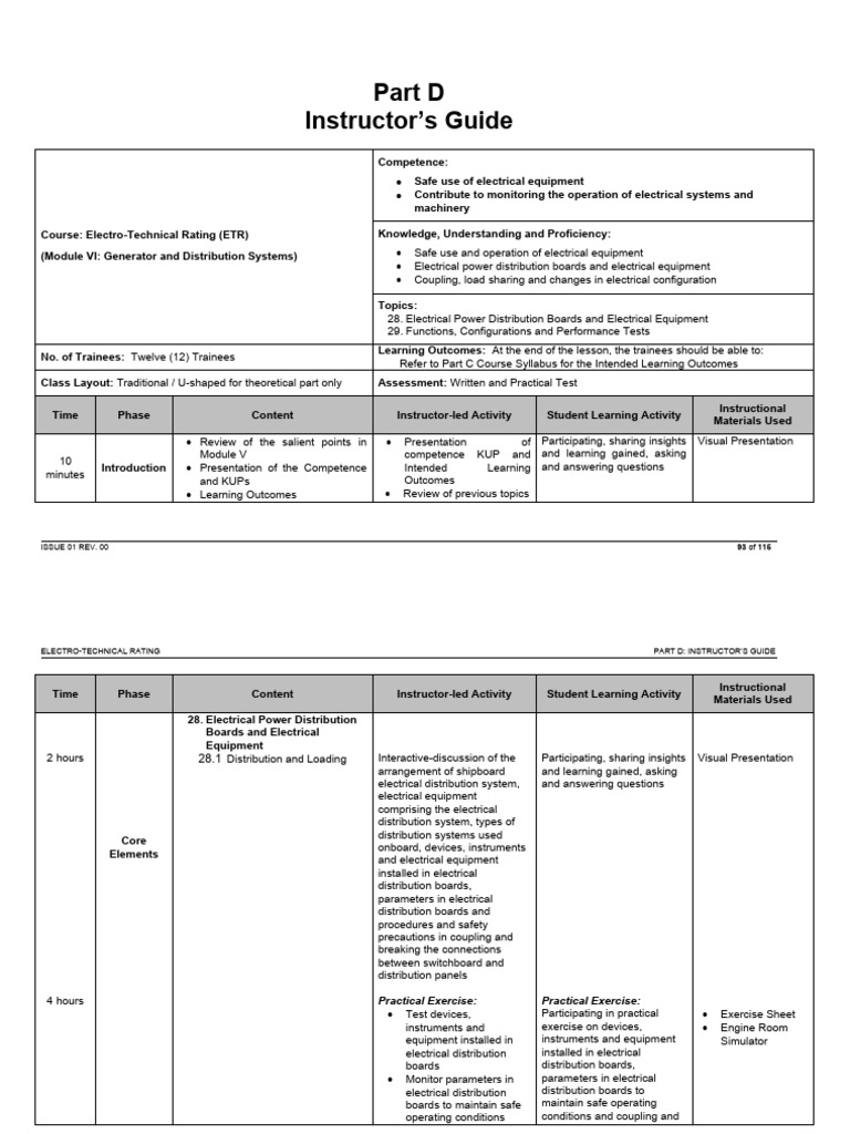 Module 6 Electro-Technical Rating | Download Free PDF | Simulation ...