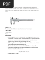 Understanding Vernier Calipers and Errors | PDF | Observational Error