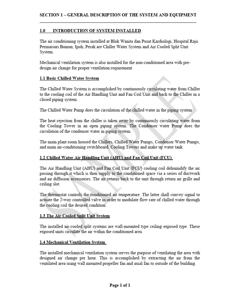 SAMPLE Sec 1 General Description | PDF