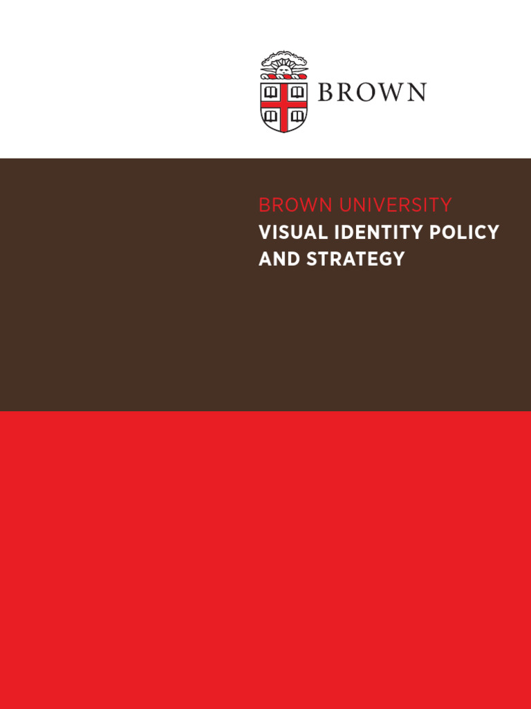Brown University Visual Identity Guide | PDF | Typefaces | Logos