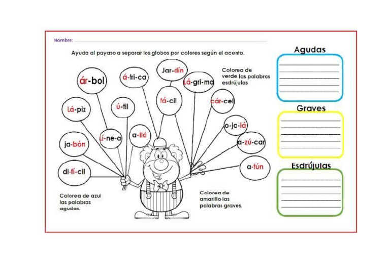 Agudas, Graves y Esdrujulas | PDF