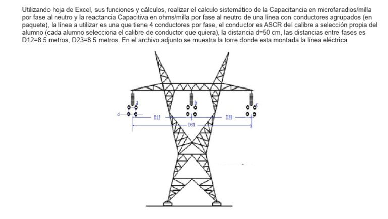 Unidad III Tarea 2 Calculo en Excel de C y Xc | PDF Unidad III Tarea 2 Calculo en Excel de C y Xc | PDF