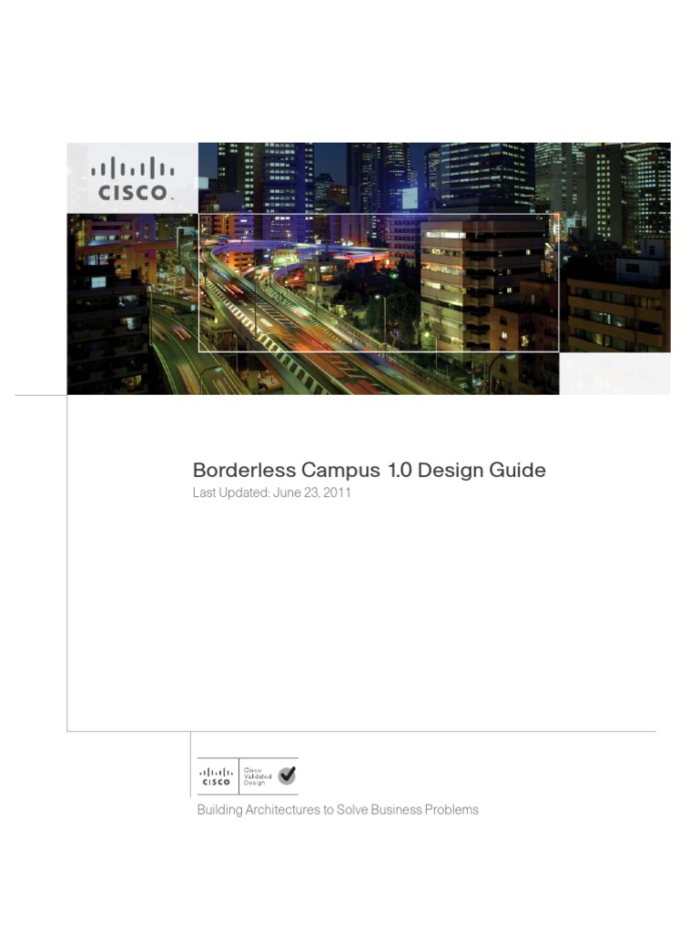 Border Less Campus 1.0 Design Guide | PDF | Network Switch | Computer ...