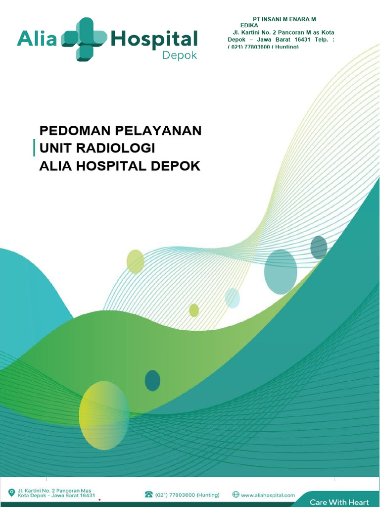 Pedoman Radiologi Alia Hospital | PDF