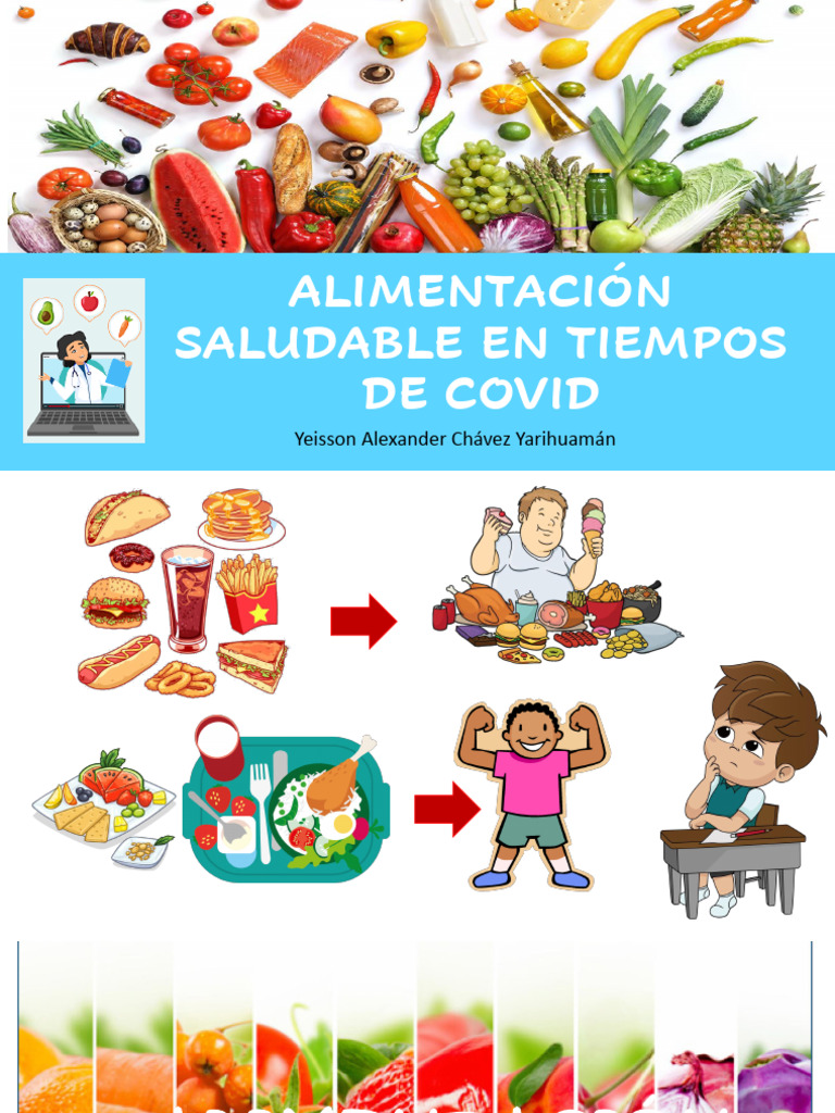 Alimentación Saludable en Tiempos de Covid PDF | PDF | Cocina, comidas ...