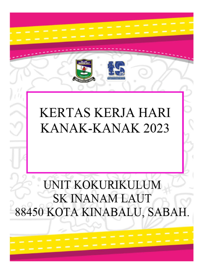 Hari Kanak-Kanak SK Inanam Laut | PDF