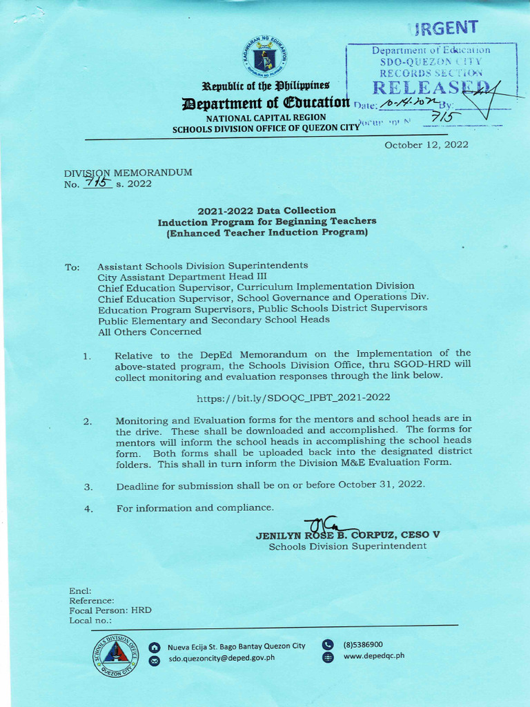 2021-2022 Data Collection Induction Program For Beginning Teachers ...