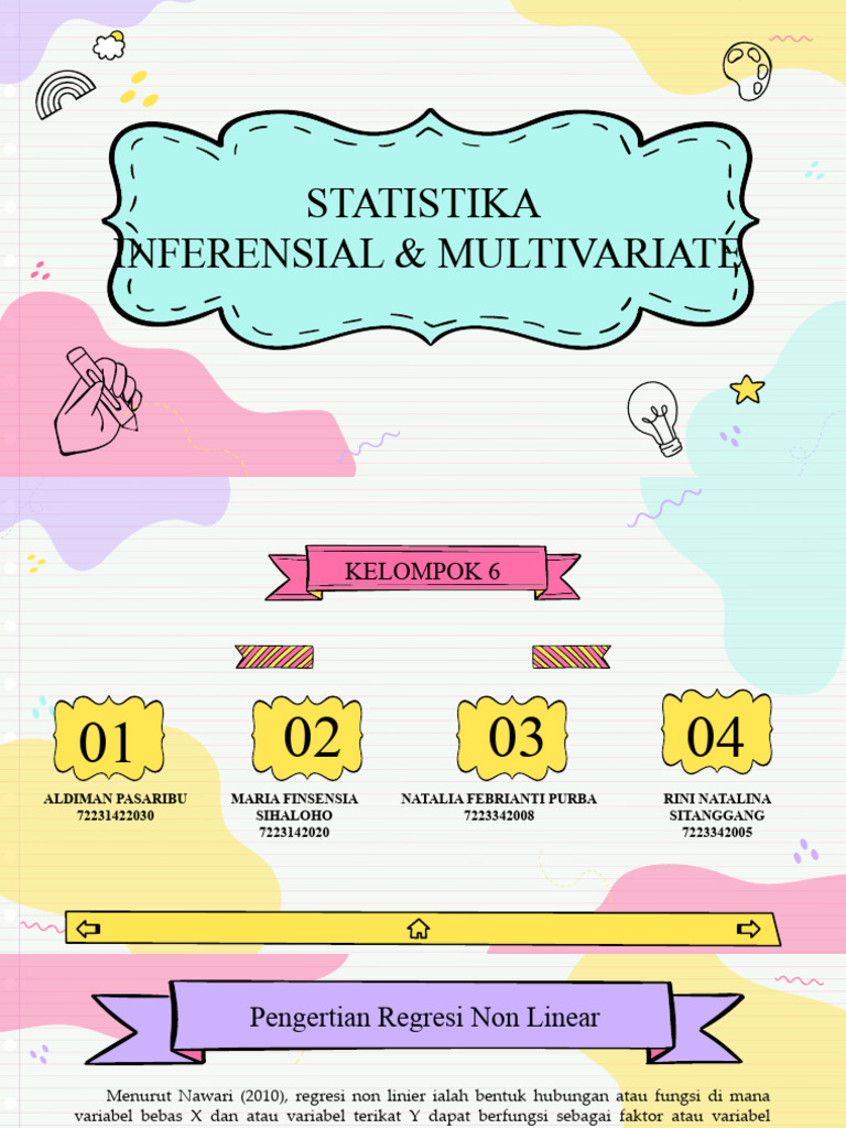 Kelompok 6 Analisis Regresi Non Linear | PDF