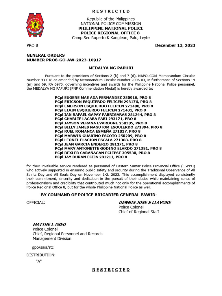 Award Order 20231228084255 | PDF | Government Related Organizations ...