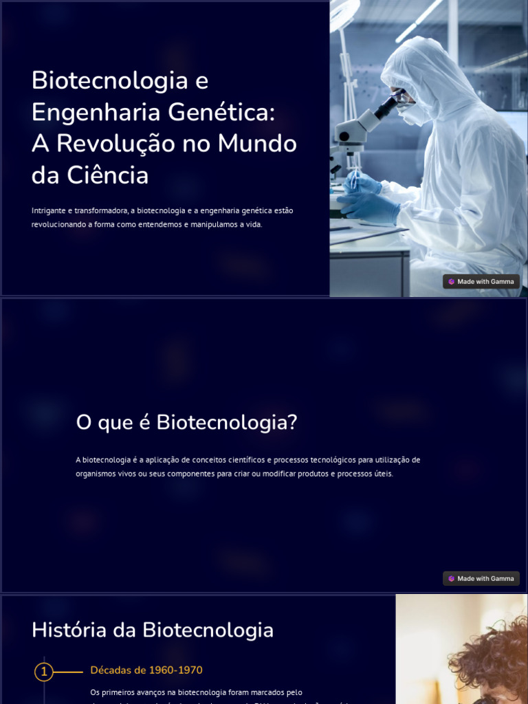 Biotecnologia e Engenharia Genetica A Revolucao No Mundo Da Ciencia | PDF | Biotecnologia ...