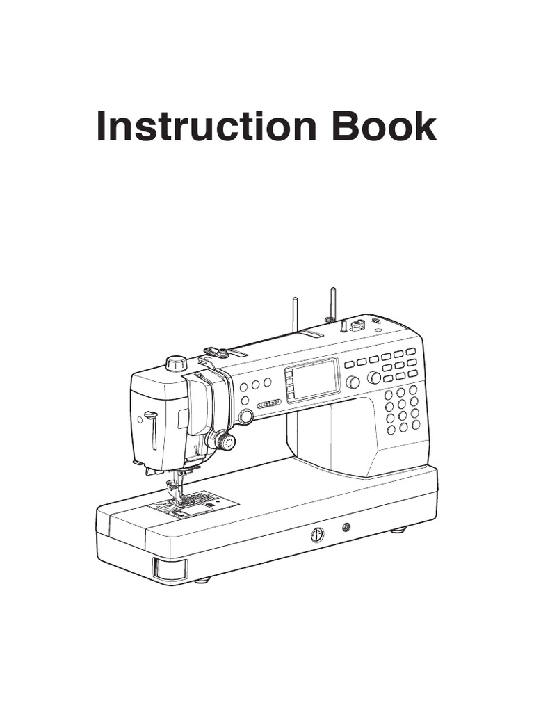 Elna EF72 Sewing Machine Instruction Manual | PDF | Sewing Machine | Ac ...