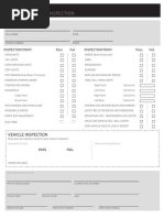 Lyft Vehicle Inspection Form California | PDF