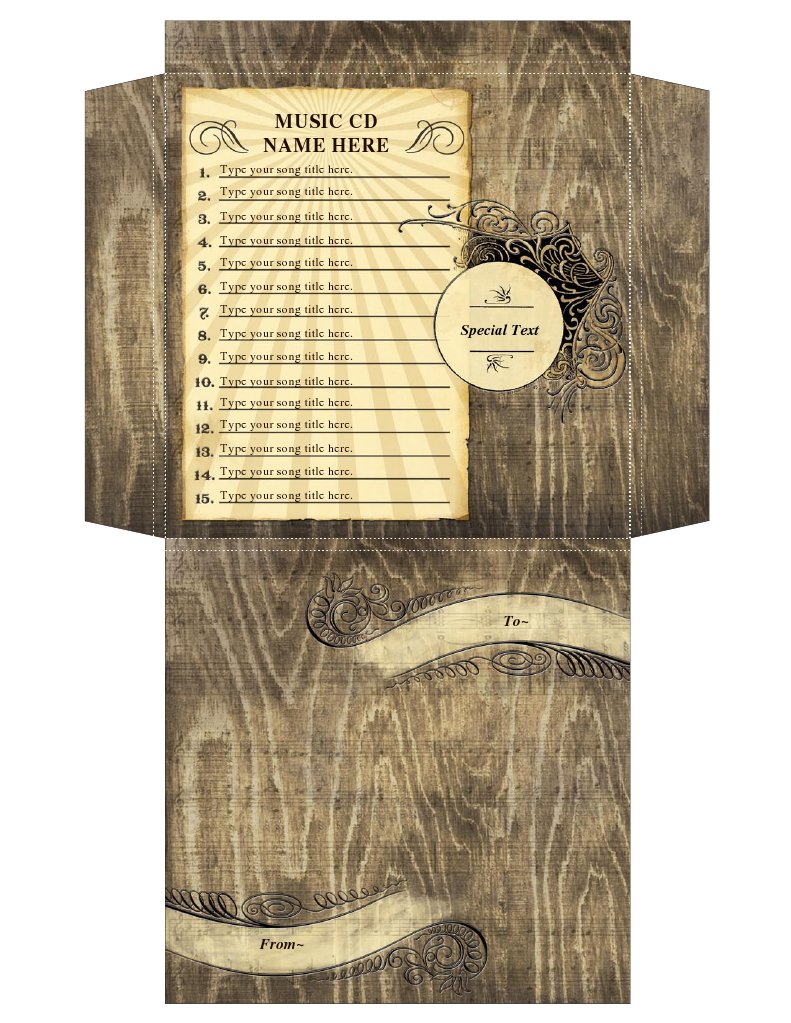 Music CD Track Listing Template | PDF